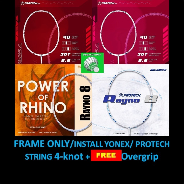 【ORIGINAL】PROTECH Rayno 8 / Varno 6【OPTION : FRAME OR INSTALL STRING 4 ...