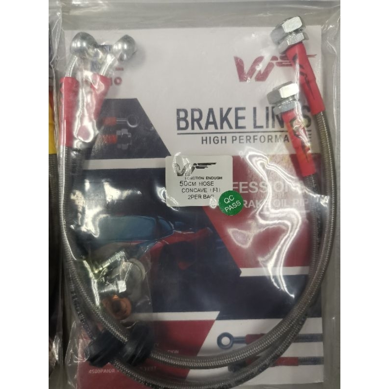 Steel Braided hose Brake Hose VJF Malaysia Ready Stock . | Shopee Malaysia