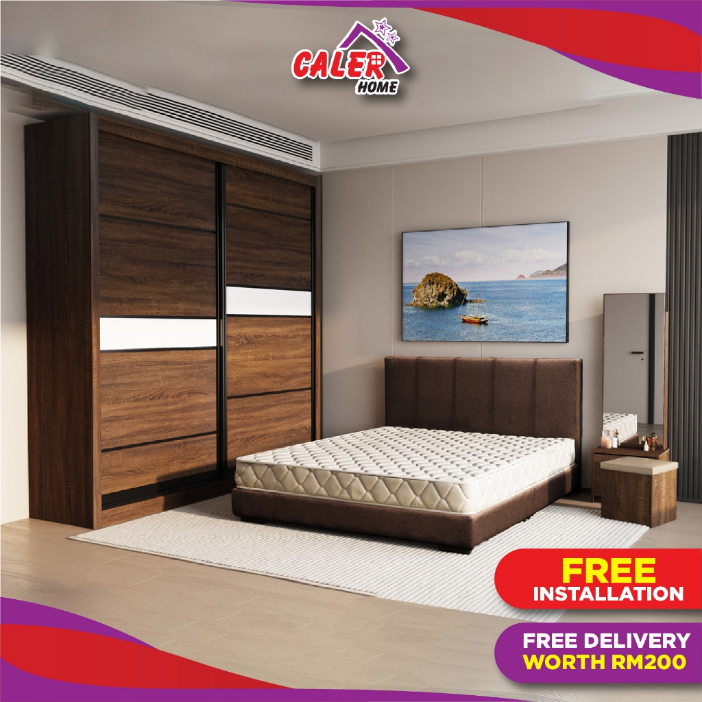 Caler Home Germini Bedroom Set [Free Installation] | Shopee Malaysia