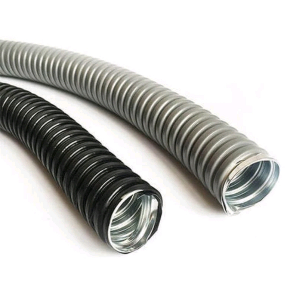 Black GI PVC Coated Flexible Conduit 3/4" (20mm) / 1" (25mm) / 50FT ...