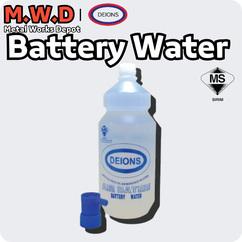 AIR BATERI KERETA MOTOR VAN LORI LORRY CAR BATTERY WATER VEHICLE 1LITER ...