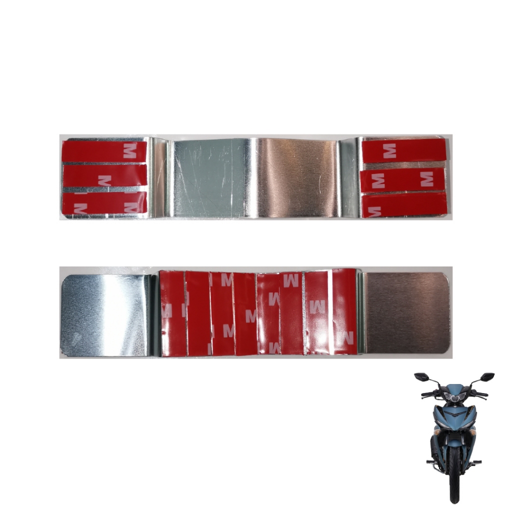 (D) No Plate Motor Depan Papan Pajang Besi Ketuk Standard JPJ Lepas ...