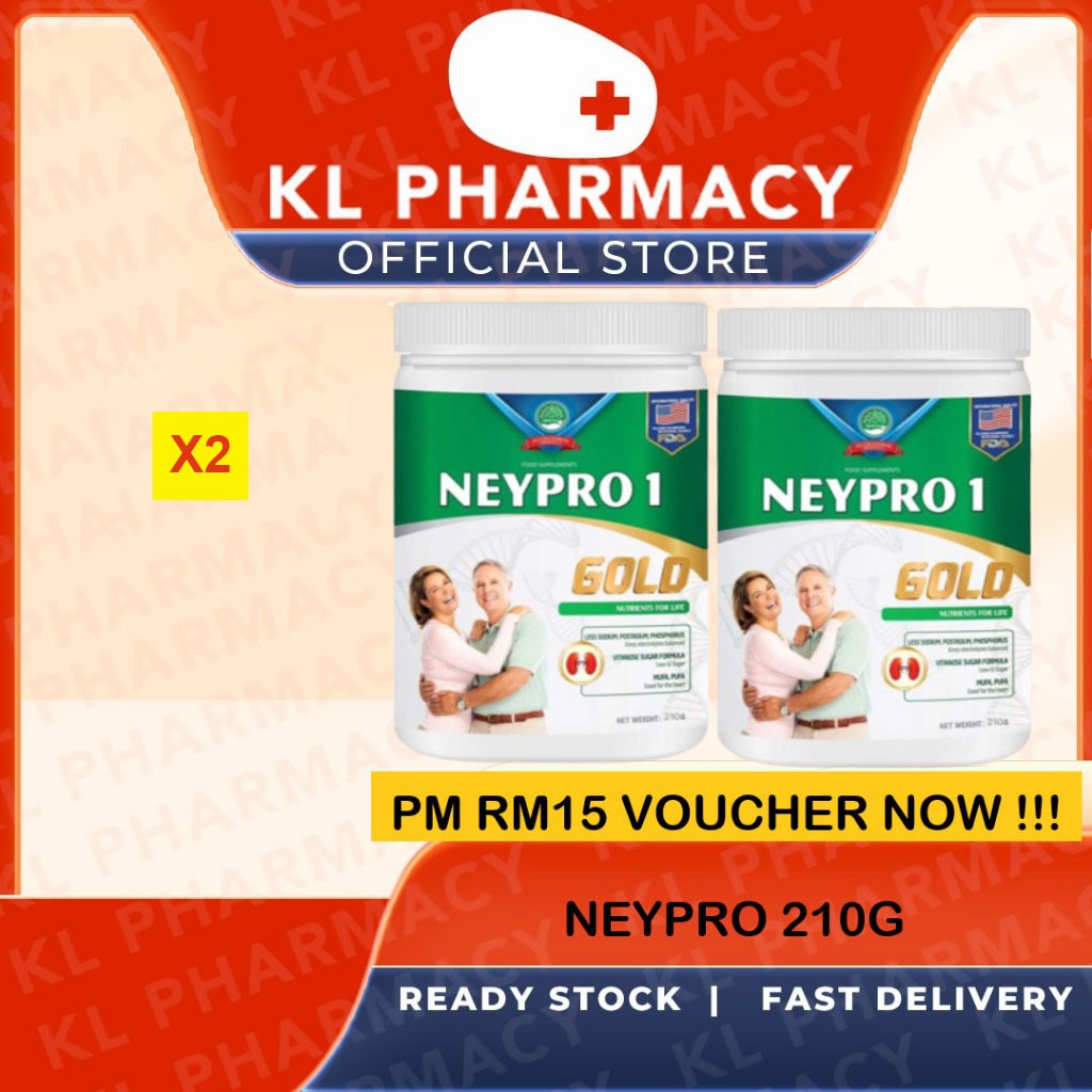 (2 TIN)[100% ORIGINAL][PHARMACY STOCK] Neypro 1 Gold Milk-210G For ...