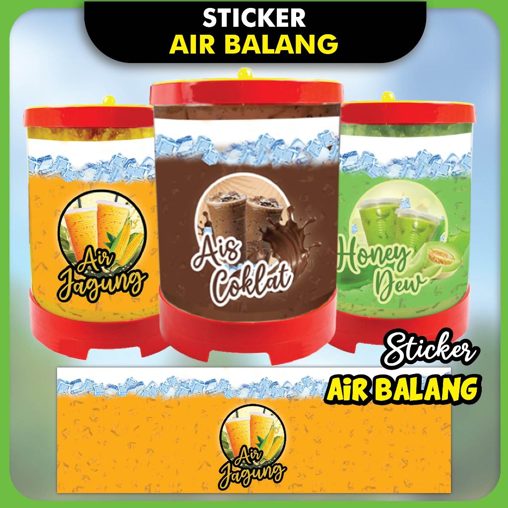 Sticker Balang Air Panjang Waterproof / CP60 | Shopee Malaysia