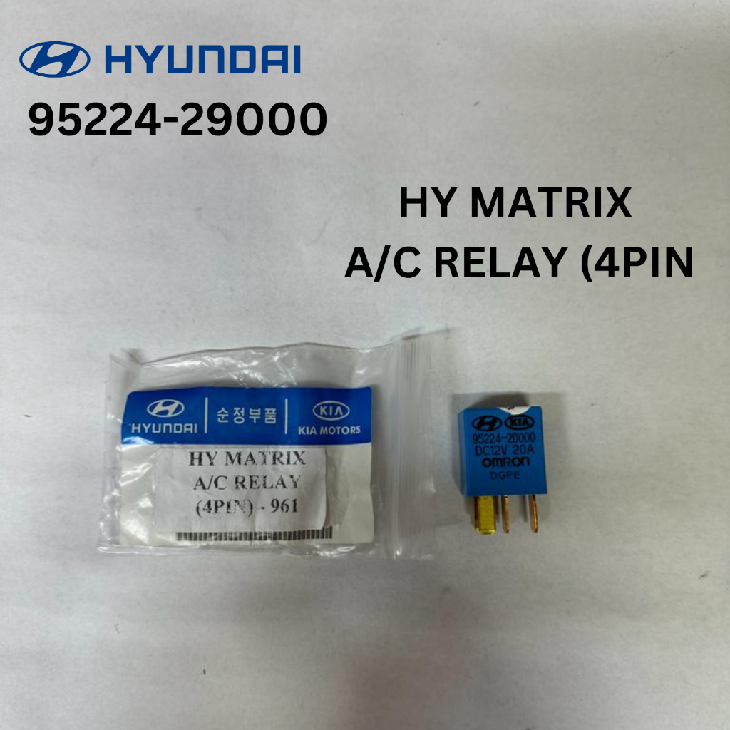 HYUNDAI MATRIX AIRCOND (A/C) RELAY (4 PIN) - 95224-29000 | Shopee Malaysia