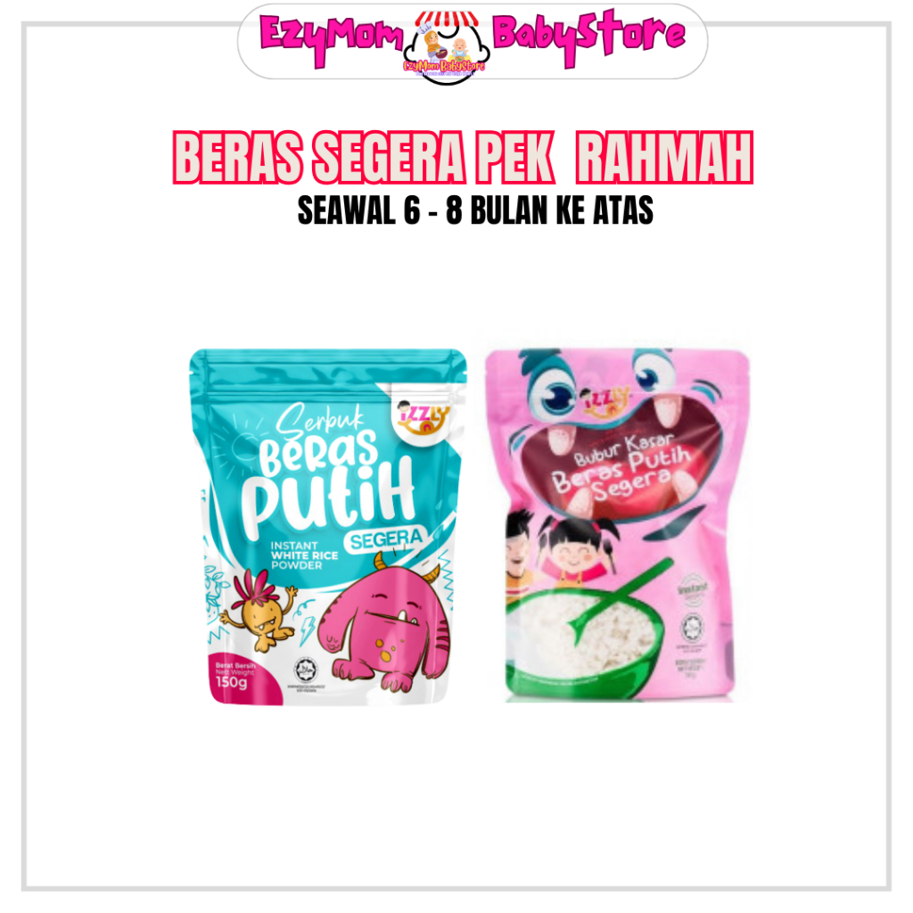Beras Halus Beras Bubur Kasar RAHMAH Baby Porridge seawal 6 bulan ke ...