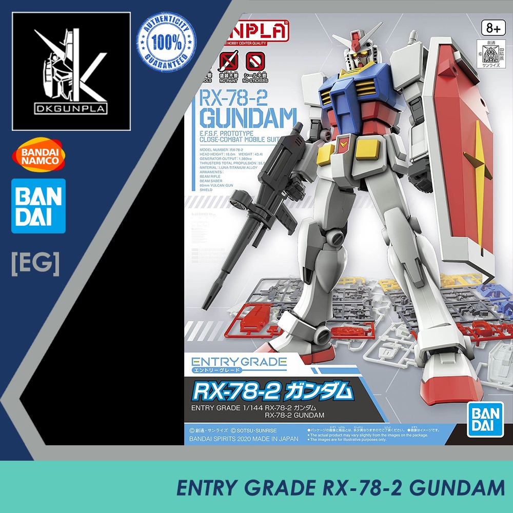 (Ready Stock) Bandai Namco [EG] Rx-78-2 Gundam Model Kit | Shopee Malaysia