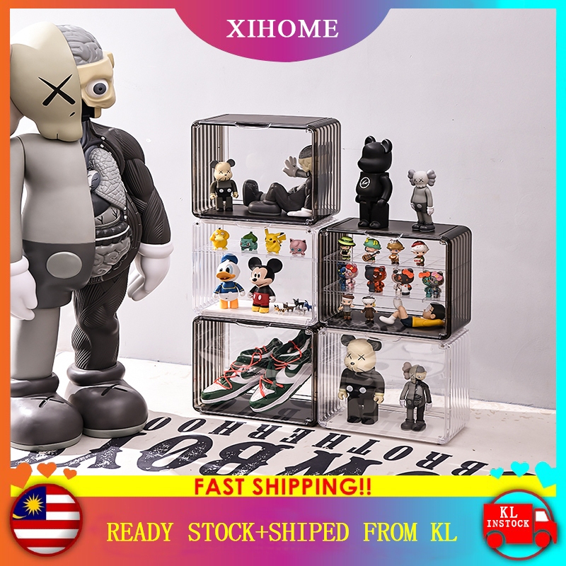 Bubble Mart Storage Box Acrylic Animation Hand-Run Display Box Desktop ...