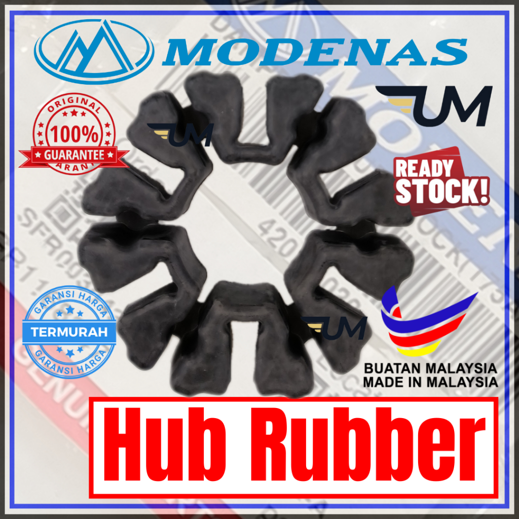 HUB GETAH RUBBER MODENAS YAMAHA 42014-030 JAGUH KR150 GT128 100% ...