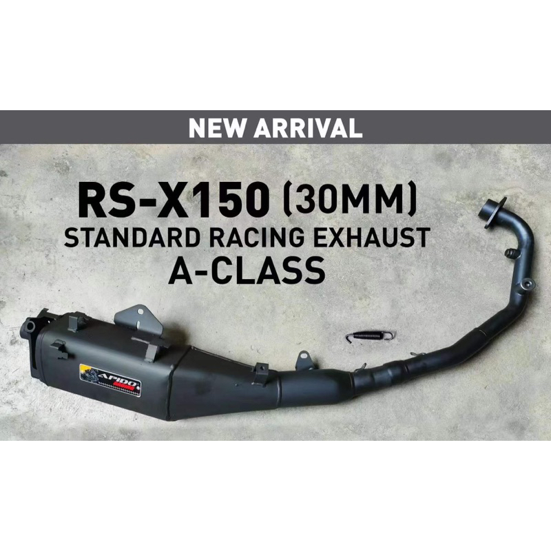 APIDO STANDARD OPEN RACING HONDA RSX150 RS-X 150 RSX (30MM) EXHAUST ...