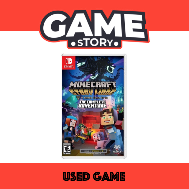 USED NS Minecraft Story Mode The Complete Edition 我的世界故事模式 Nintendo Switch NS Game | Shopee Malaysia
