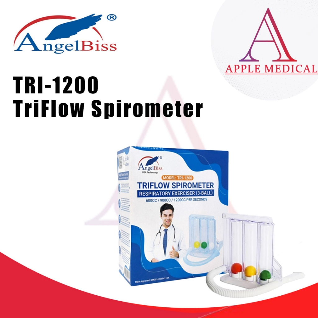 AngelBiss TriFlow Spirometer Tri-1200 | Shopee Malaysia