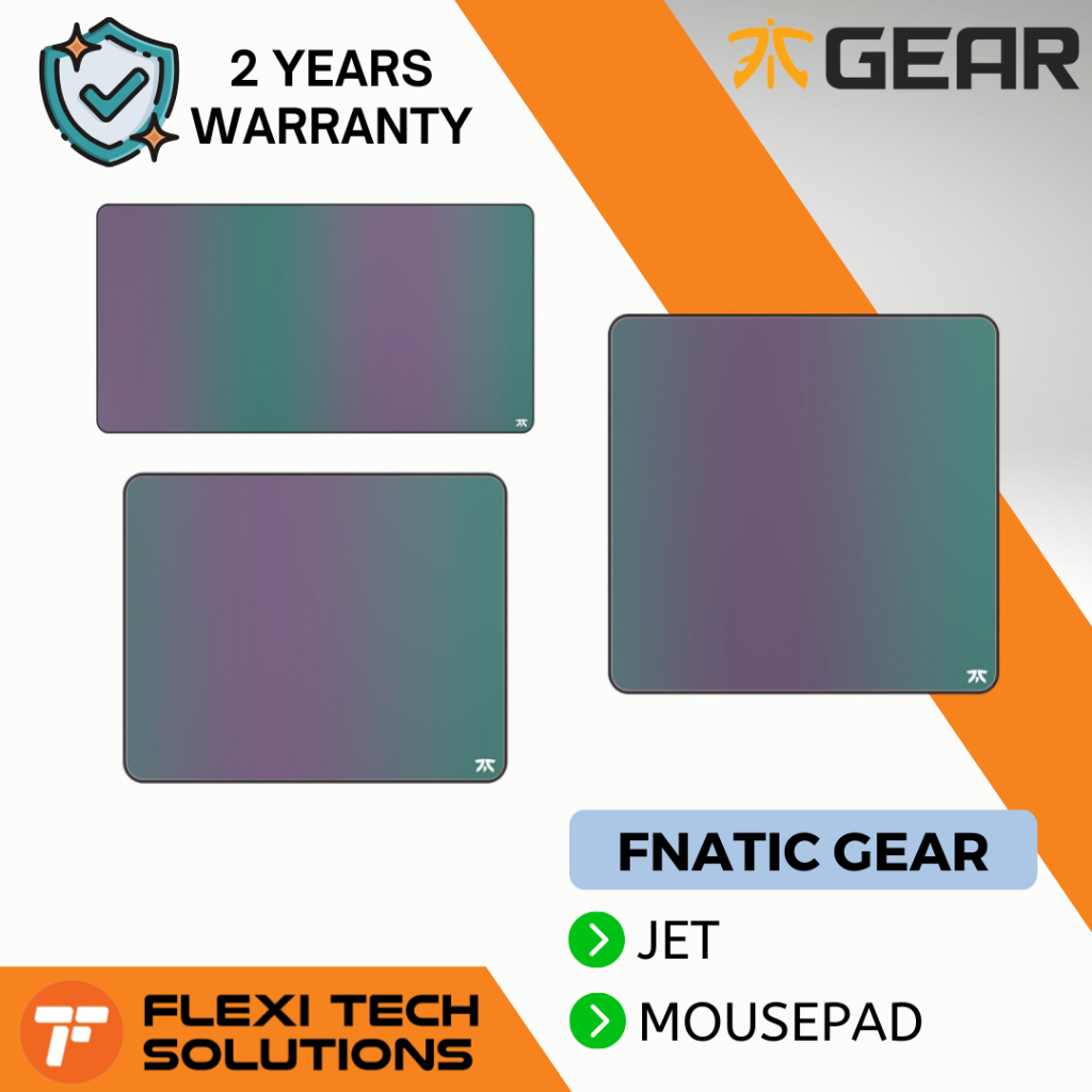 Flexi Tech FNATIC GEAR JET L / XL / XD Gaming Mousepad | Shopee Malaysia