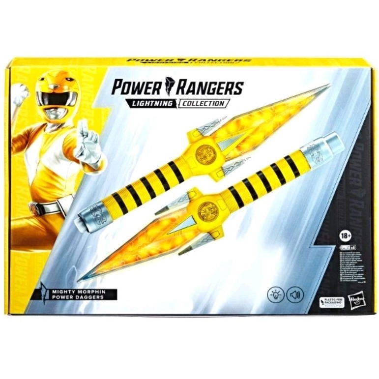 Power Rangers Lightning Collection Yellow Ranger Power Daggers | Shopee ...