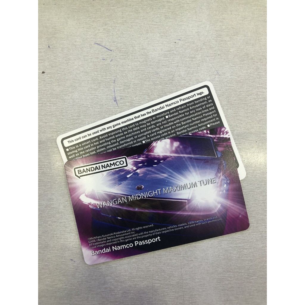 WANGAN MIDNIGHT MAXIMUM TUNE 6RR (WMMT6RR) arcade Card BANAPASSORT ...