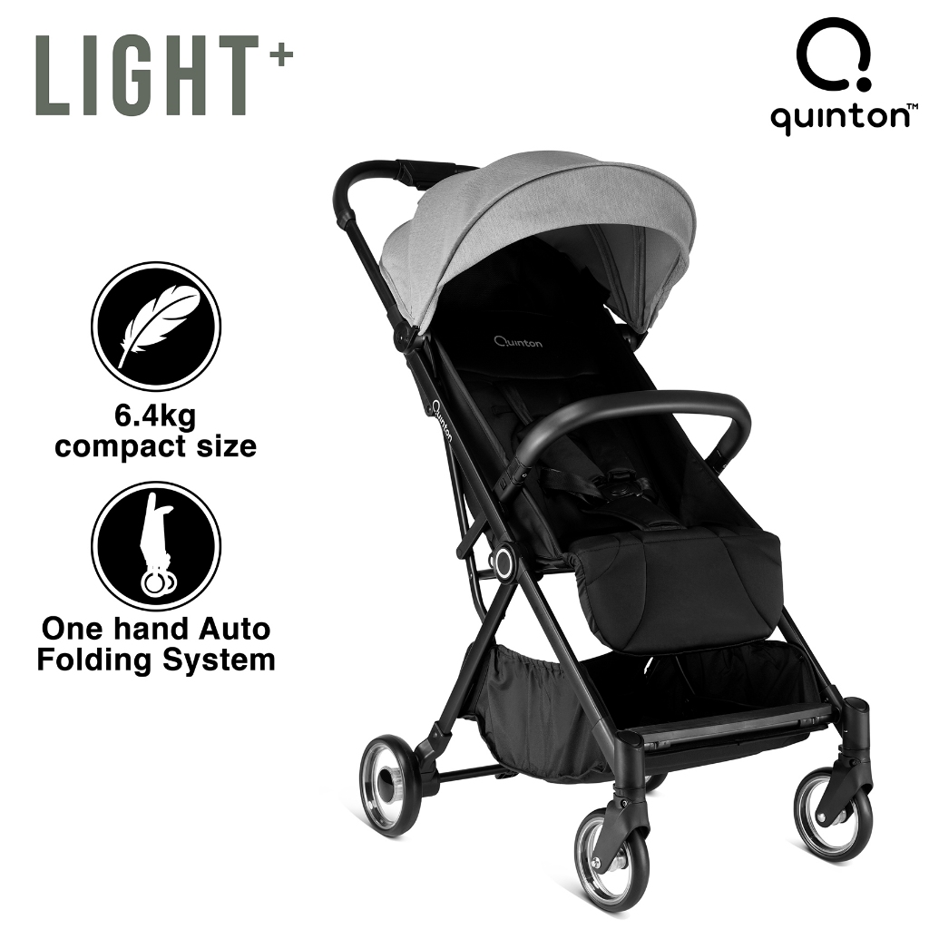 Quinton Light+ Fold Plus Baby Stroller, Easy Auto Folding System, Steel ...