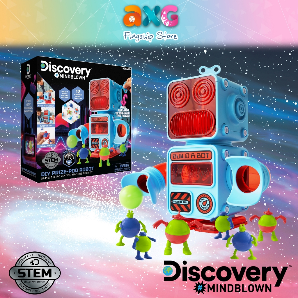 Discovery Mindblown Toy DIY Prize-POD Robot Vending Machine (1423015841 ...