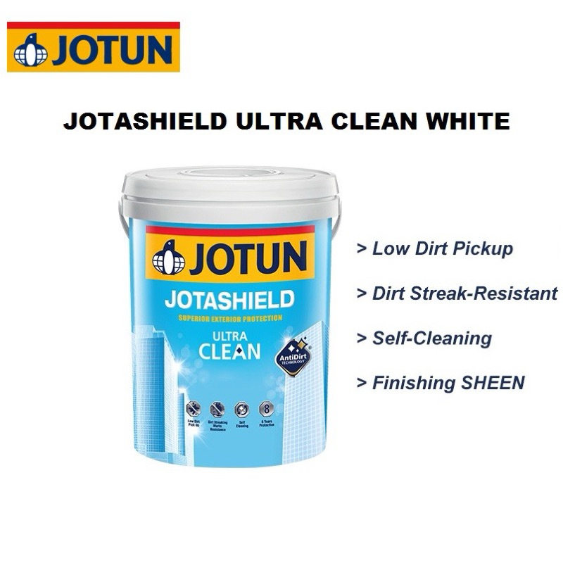 JOTUN JOTASHIELD ULTRA CLEAN WHIE 00001 EXTERIOR 8 YEARS ANTI DIRT WALL ...