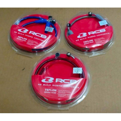 RACING BOY RCB TEFLON BRAKE HOSE UNIVERSAL 480MM 550MM 850MM 950MM ...