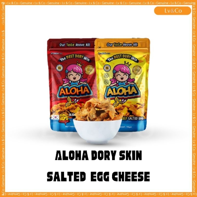 Aloha Dory Skin Salted Egg Cheese Keperek Ikan Viral Cheese Banyak ...