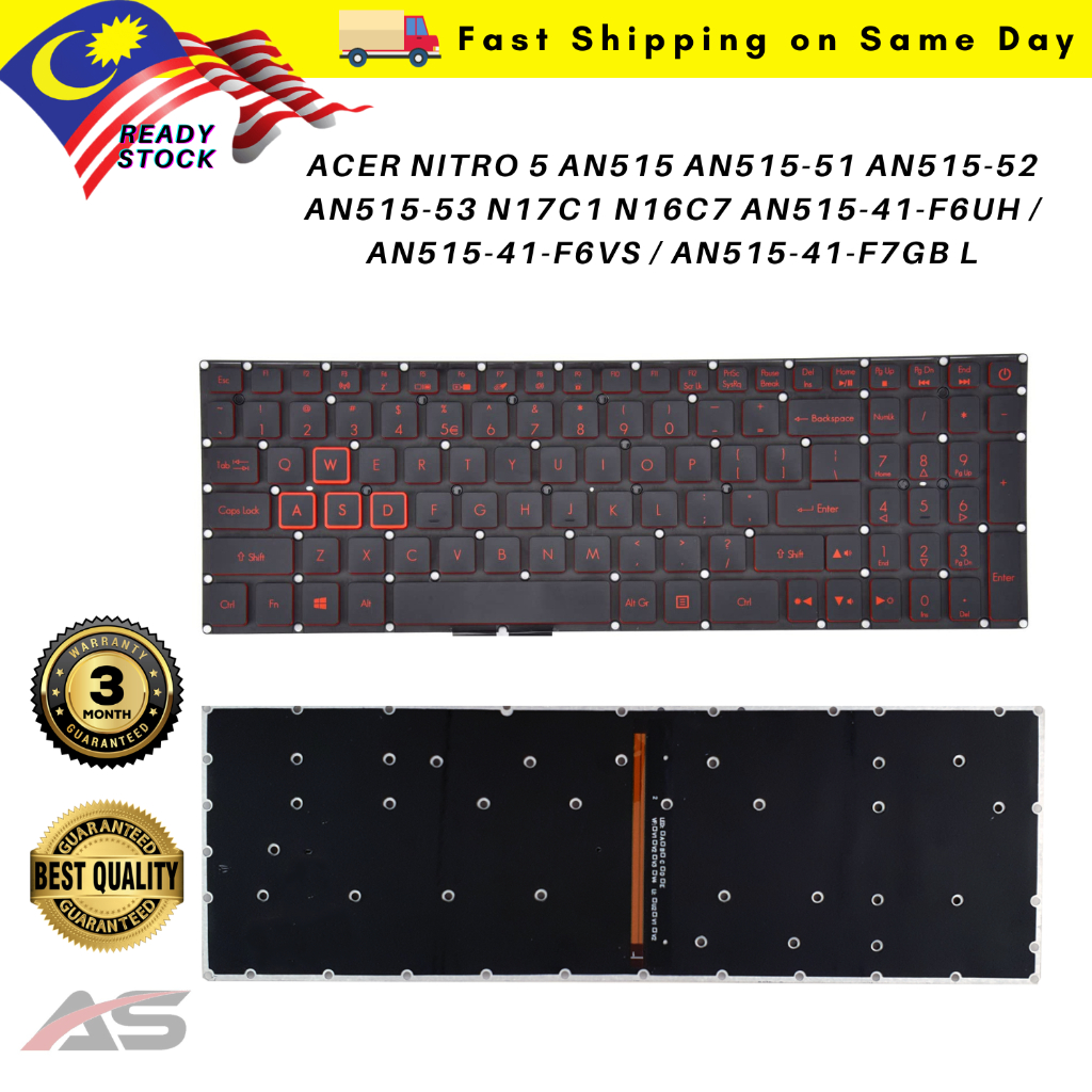 Acer Nitro 5 AN515 AN515-51 AN515-52 AN515-53 N17C1 N16C7 AN515-41-F6UH ...