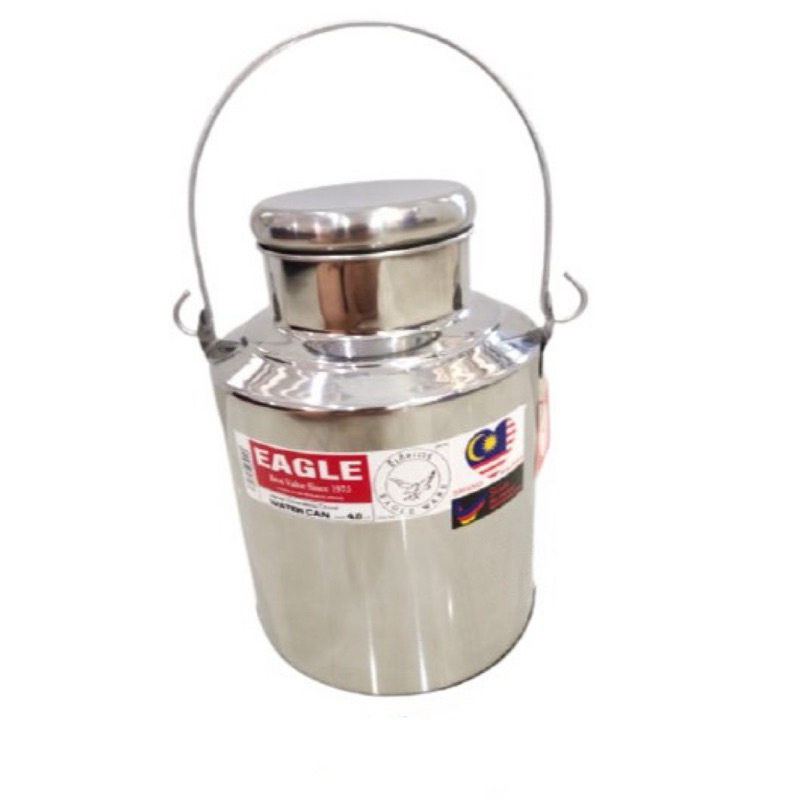 EAGLE BRAND Stainless Steel Water Can Water Container Water Tank Milk ...