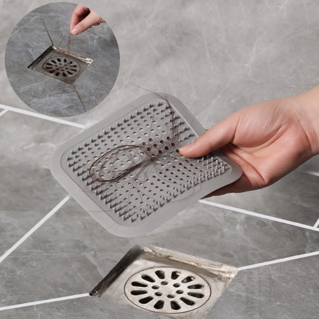 Simple Hair Catch Drain Cover Household Sewer Filter Mesh Toilet Filter ...
