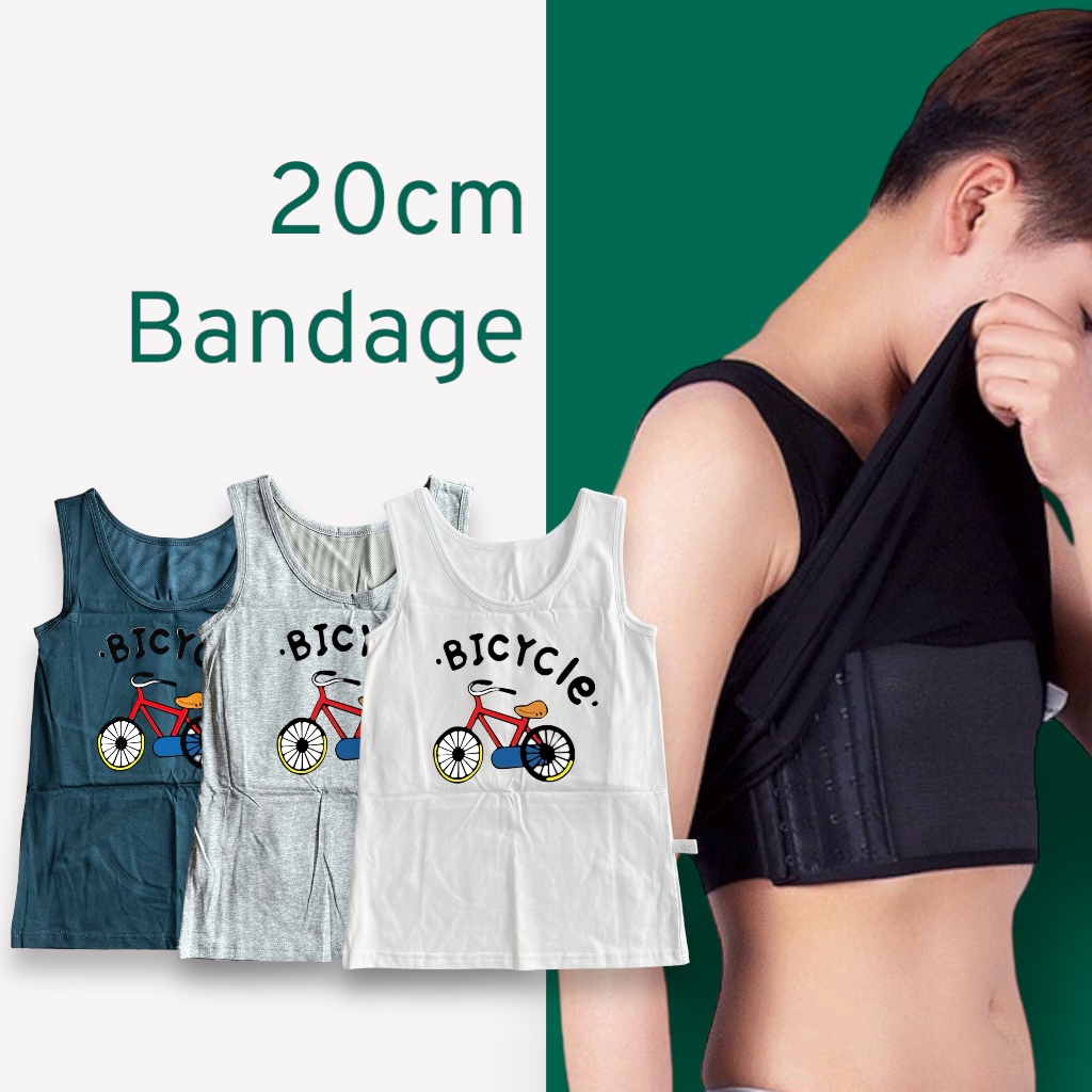 Stylish Vestlike 20cm Bandage Singlet Binder 外穿束胸 | Shopee Malaysia