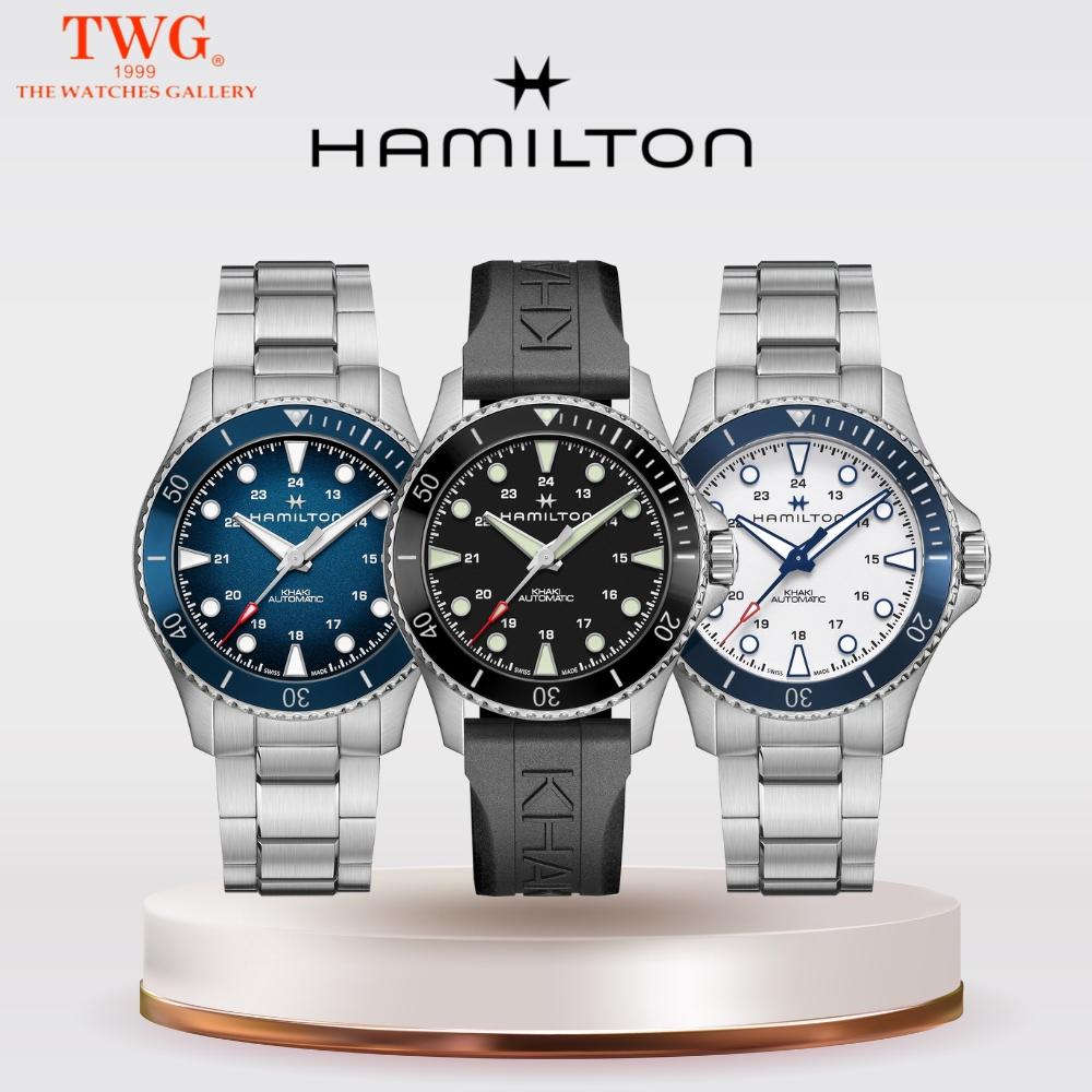Hamilton Khaki Navy Scuba Auto Automatic (43mm) H82505150 / H82505140 ...
