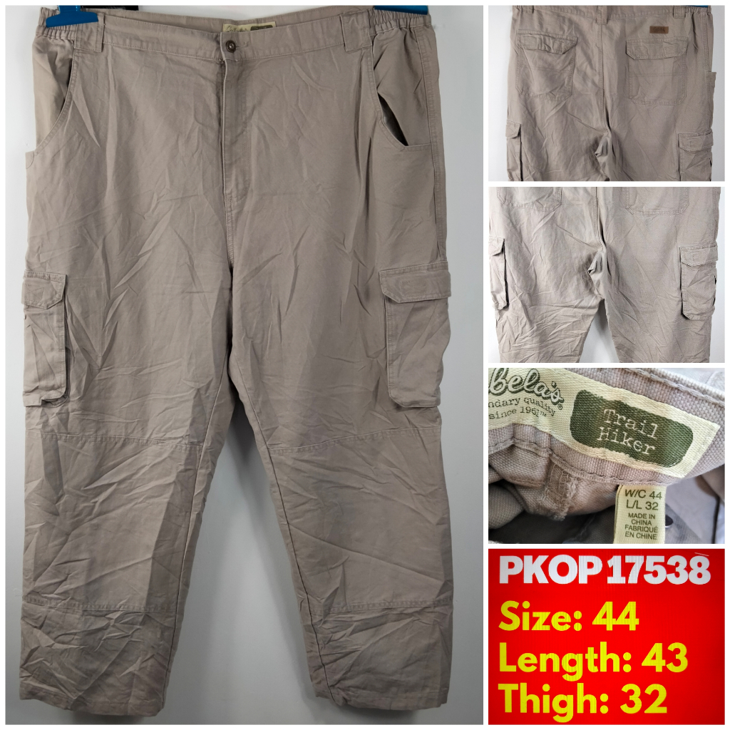 Seluar Bundle lelaki Poket Tepi Saiz Besar (Size 40-58) Bundle Pants ...