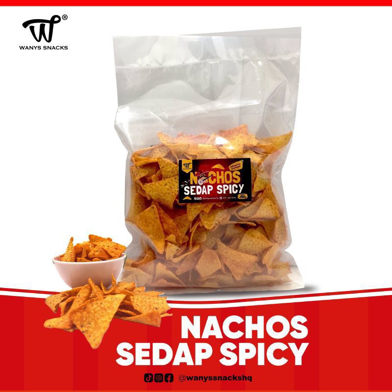Tortilla Nachos Sedap Tak Terhingga Wanys Snack (pek) | Shopee Malaysia