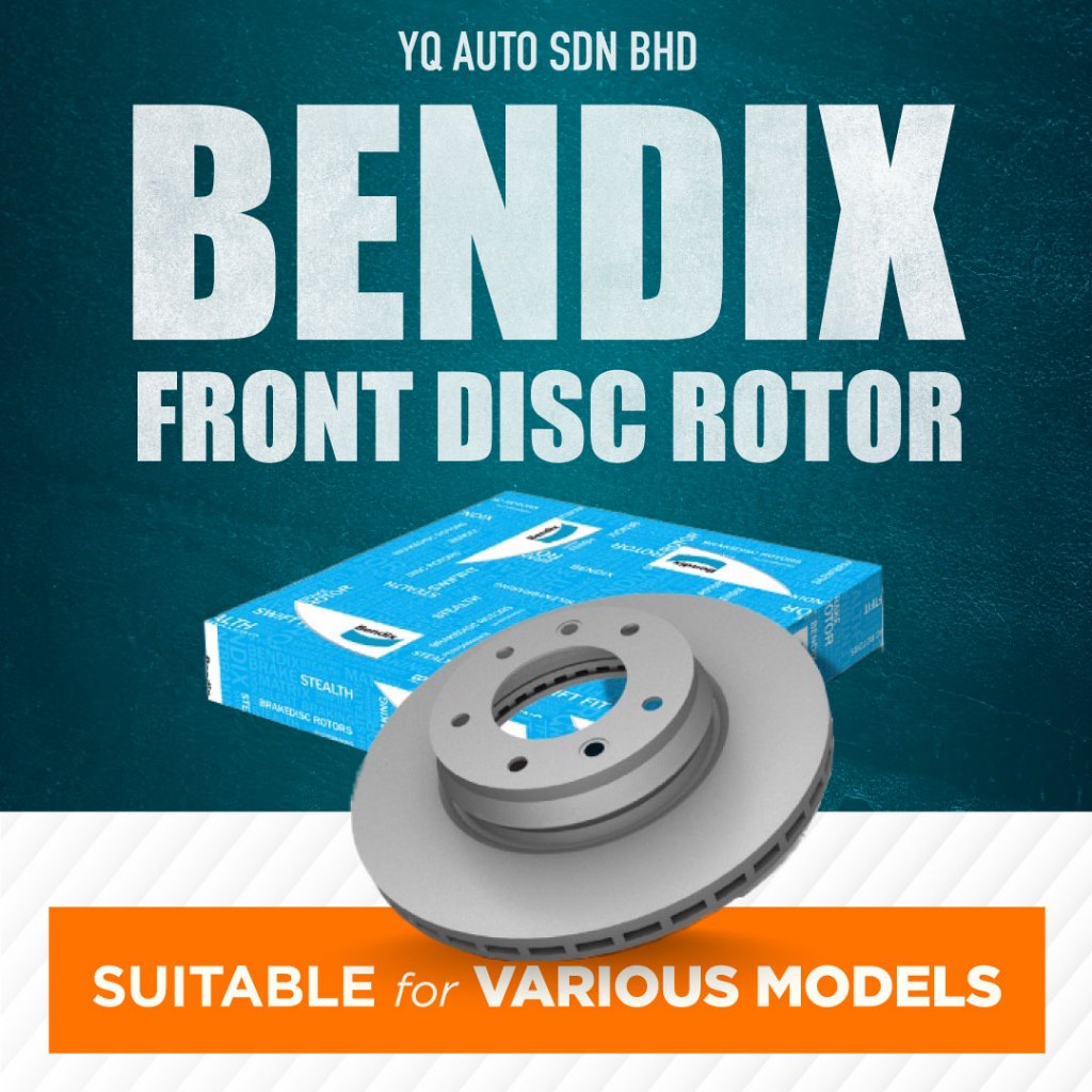 💥Original Bendix BR413 Front Disc Rotor - Proton Wira 1.3/1.5💥 | Shopee Malaysia