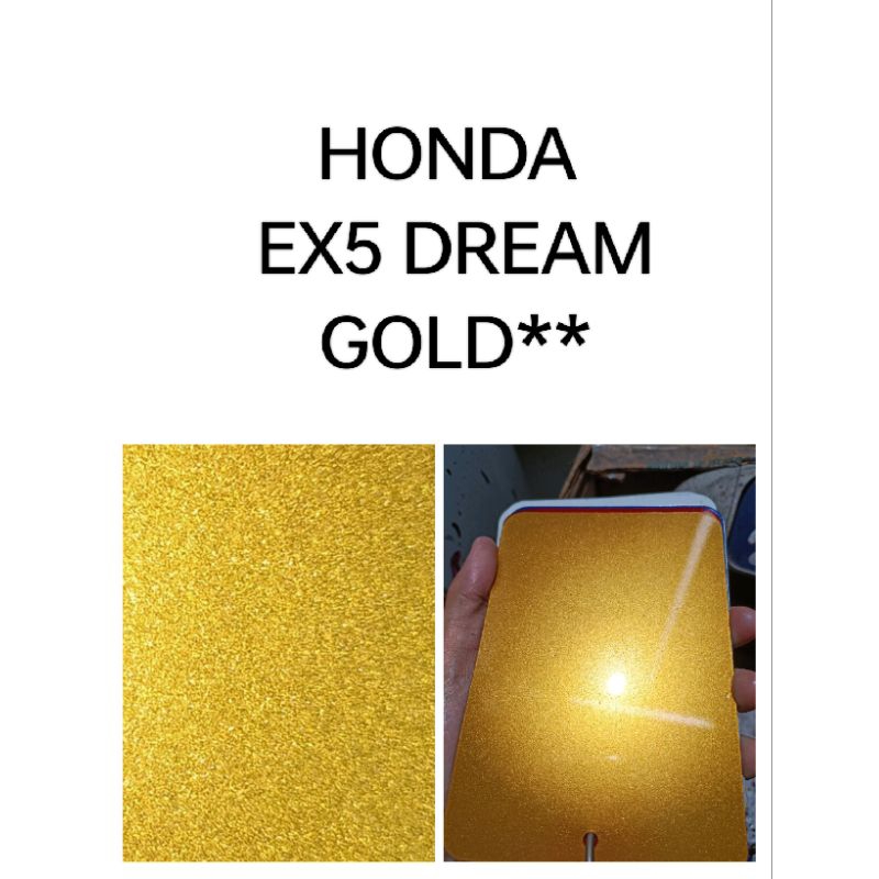 HONDA EX5 MOTOR GOLD ** ( 2K CAR PAINT WITH HIGH TEMPERATURE ) | Shopee ...