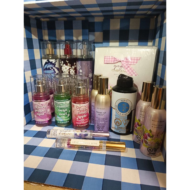 Bath & Body Works Range Room spray travel size body fine fragrance mist ...