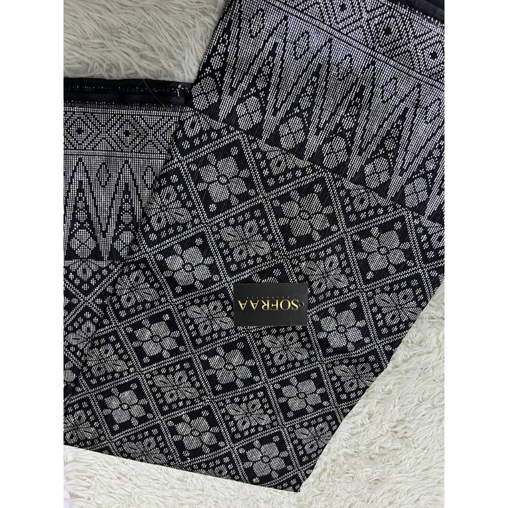Sampin Songket Murah.Sampin Hitam 2 meter.Samping Baju Melayu.Samping ...