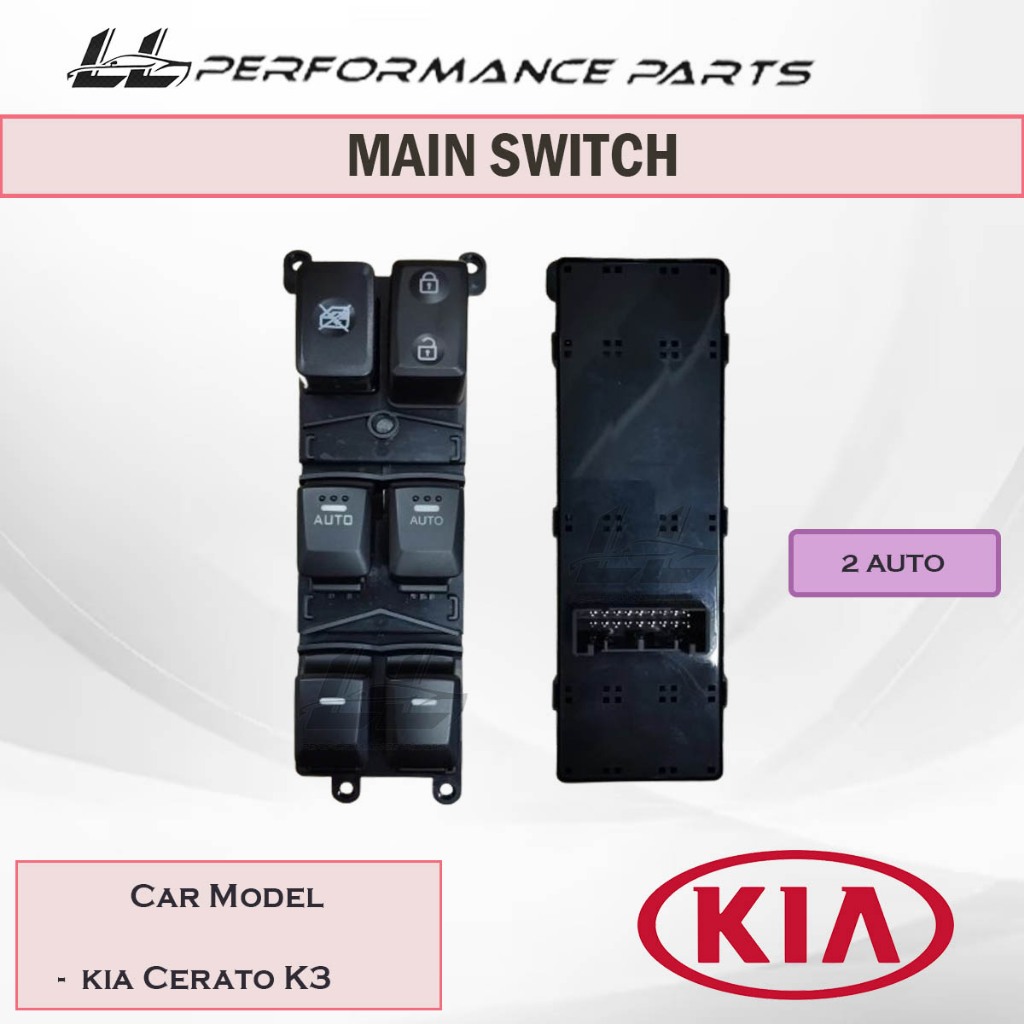 Kia Cerato K3 Power Window Main Switch Suis tingkap Master Switch ...