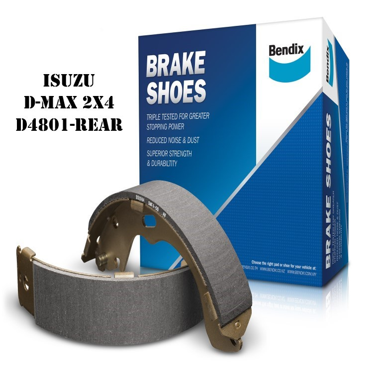 Original Bendix D4801 Rear Brake Shoe - Isuzu D-MAX TFR77 4X2 | Shopee ...