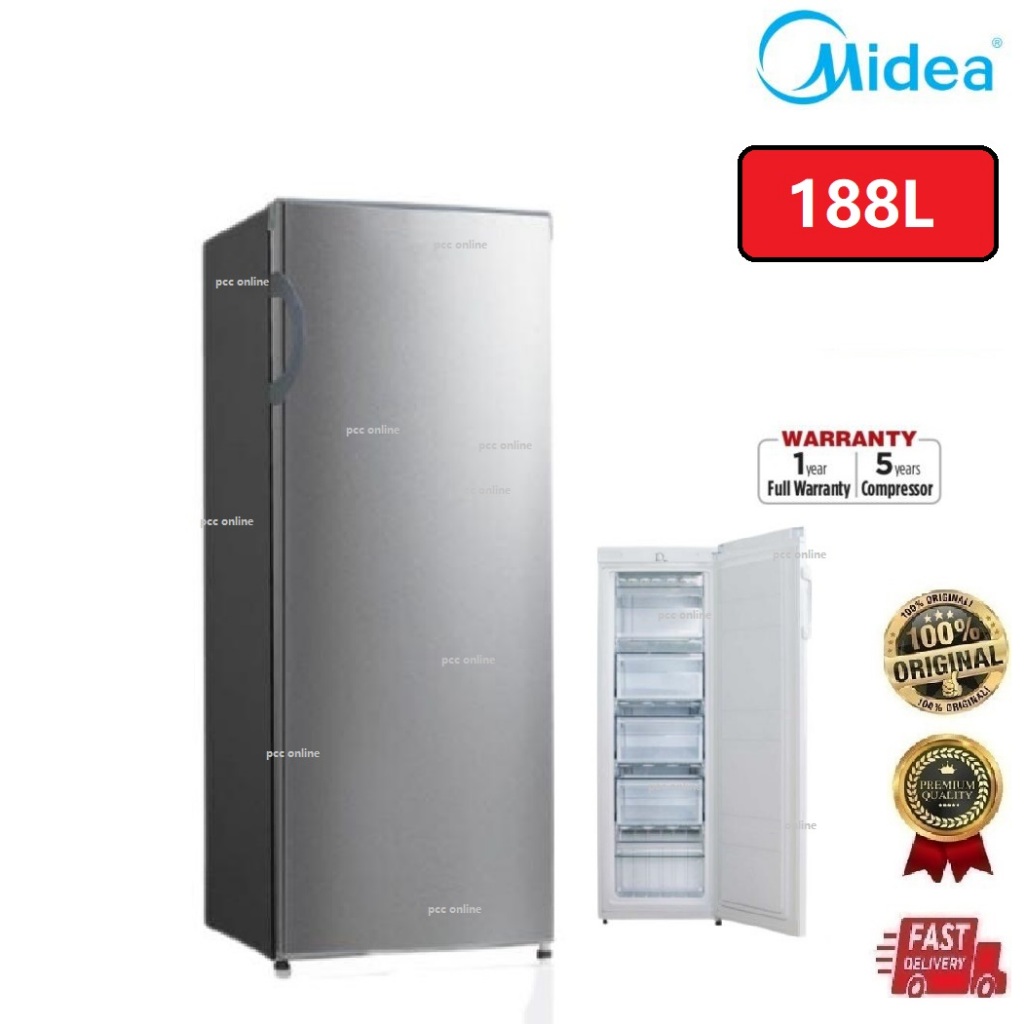 MideaMUF-208SD Upright Freezer (188L) | Shopee Malaysia