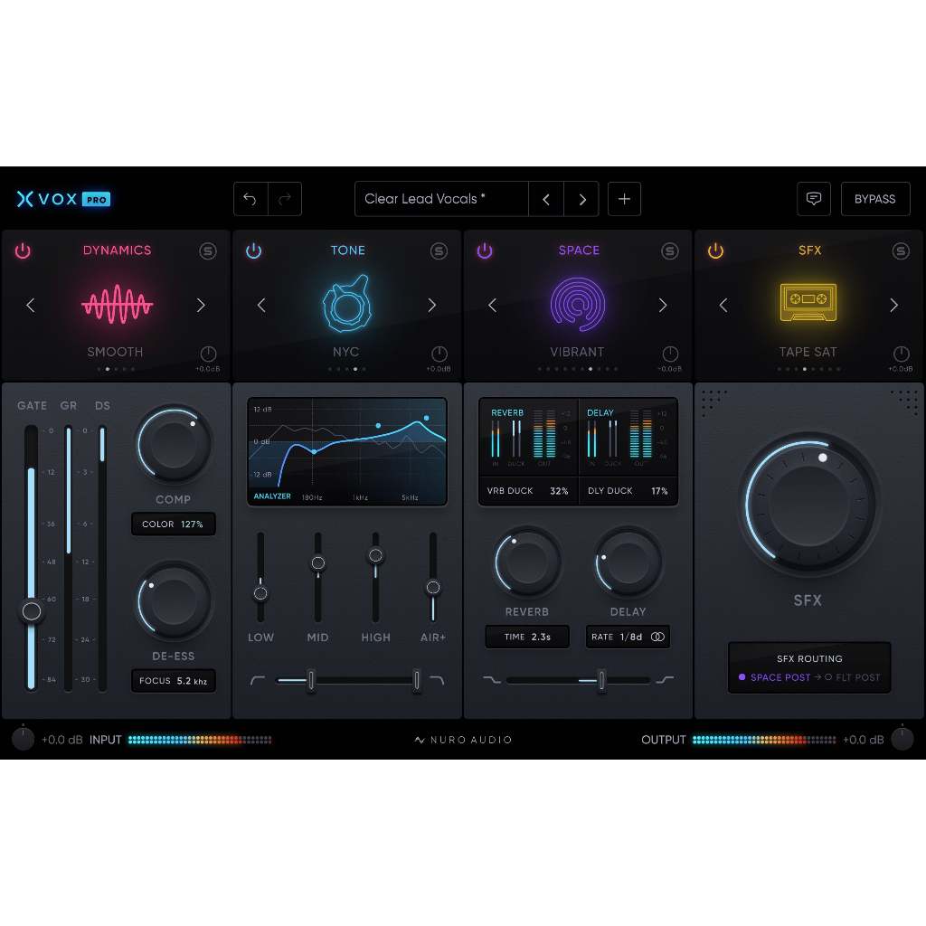 Xvox 𝐏𝐫𝐨 𝐯𝟏.𝟎.𝟓 (𝟐𝟎𝟎+ 𝐏𝐫𝐞𝐬𝐞𝐭𝐬) (Win/Mac) VST3, AAX, AU x64 | Nuro Audio ...