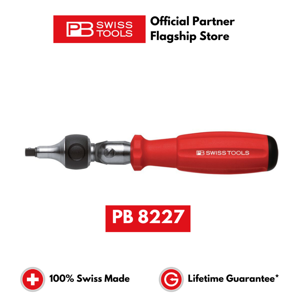 Reversible Handle with Ratchet, with male square 1/4" adaptor PB Swiss Tools PB 8227 | Shopee ...