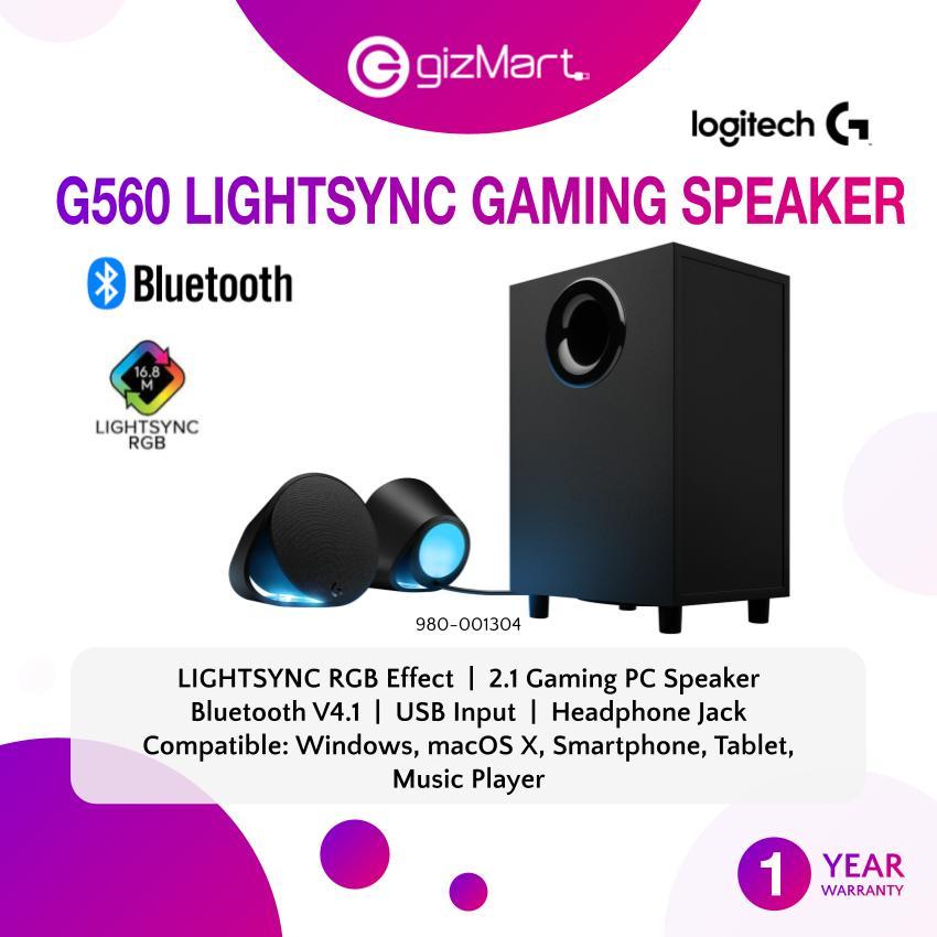 Logitech G560 RGB Lightsync PC Gaming Speakers with Game-Driven ...