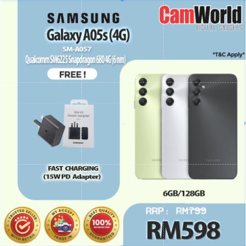 Samsung Galaxy A05s ( 6GB/128GB ) Package | Shopee Malaysia