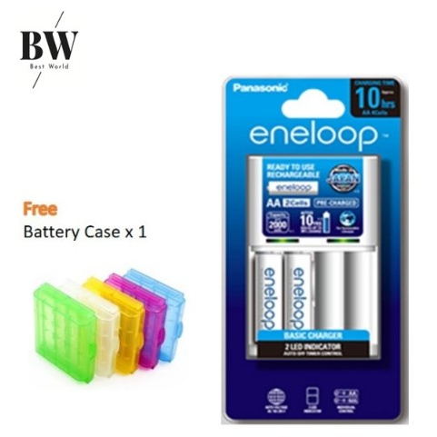 PANASONIC ENELOOP BASIC CHARGER 10H-2 CELLS | Shopee Malaysia