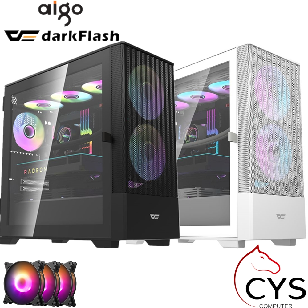 AIGO DARKFLASH DK415M TG ATX CASING | Shopee Malaysia