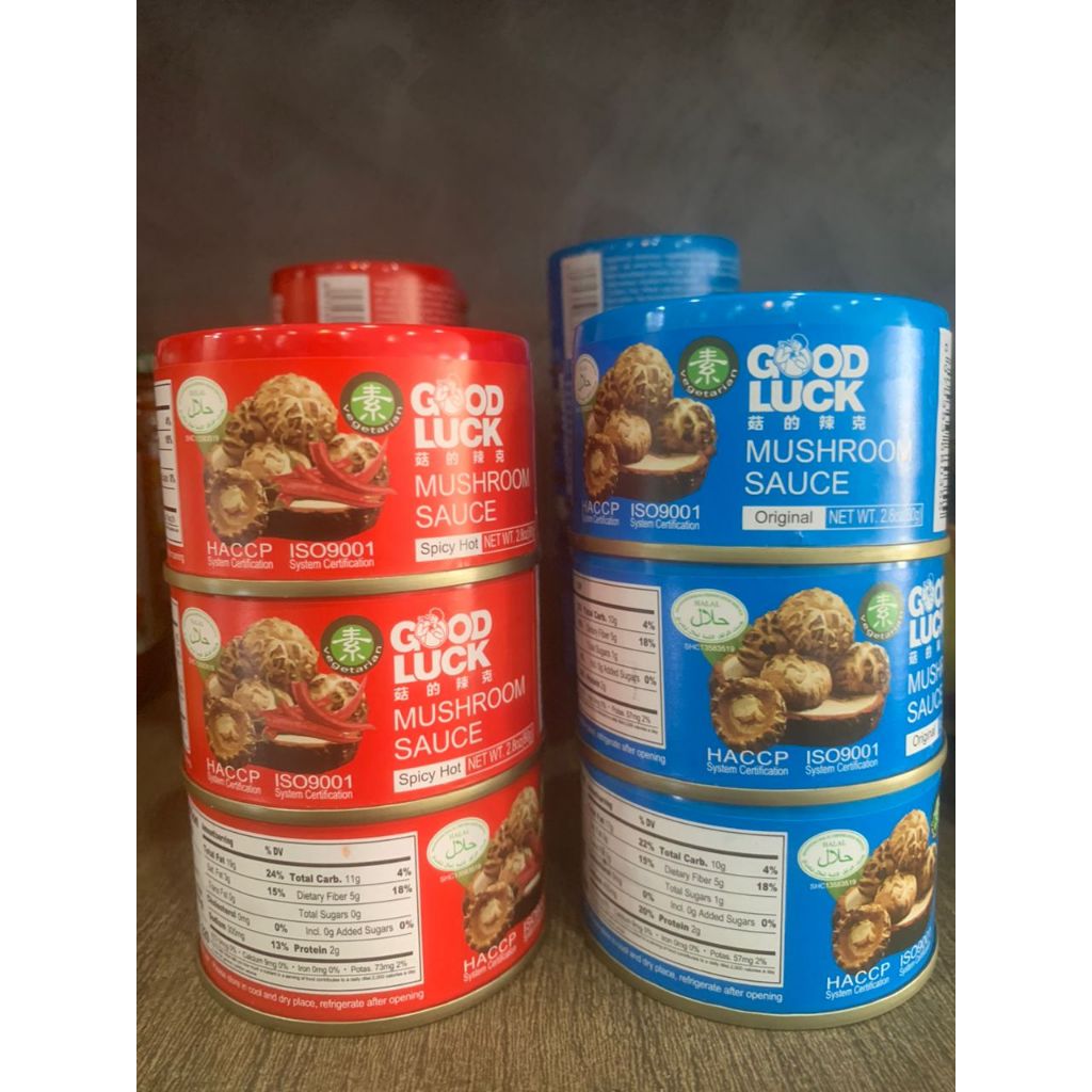 Good Luck Mushromm Sauce 80g 素菇的辣克 @Vegetarian | Shopee Malaysia