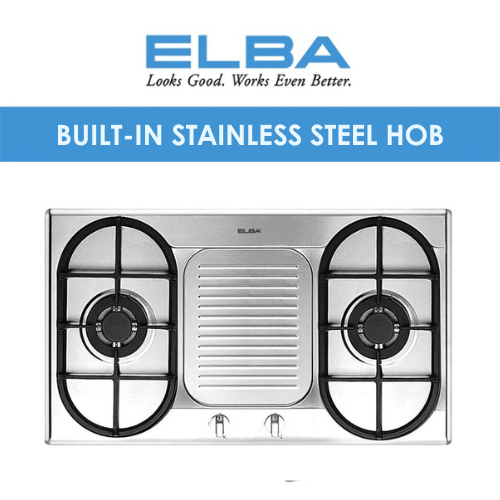 [FREE SHIPPING] ELBA 2 / 3 Burners Built-in Stainless Steel Hob EBH ...