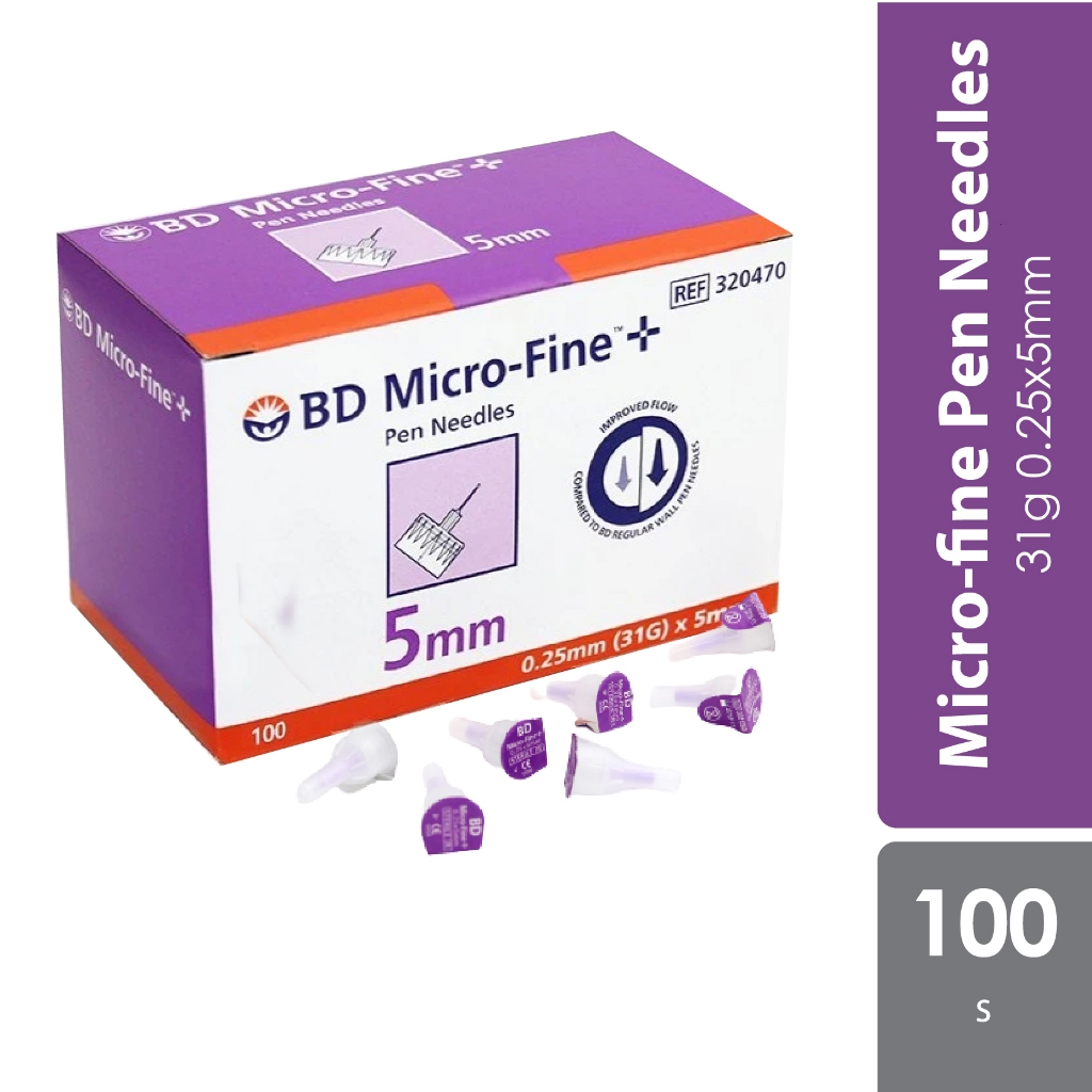 BD Microfine Insulin Needles 5mm (100 Needles Per Box) | Shopee Malaysia