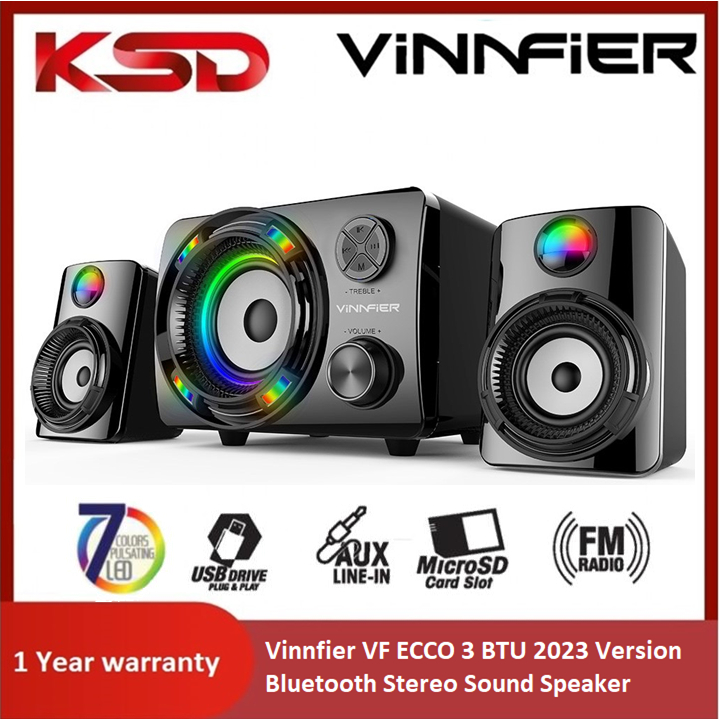 VINNFIER ECCO 3 BTU/ECCO 5 BTU Wireless Bluetooth speaker system 7 ...