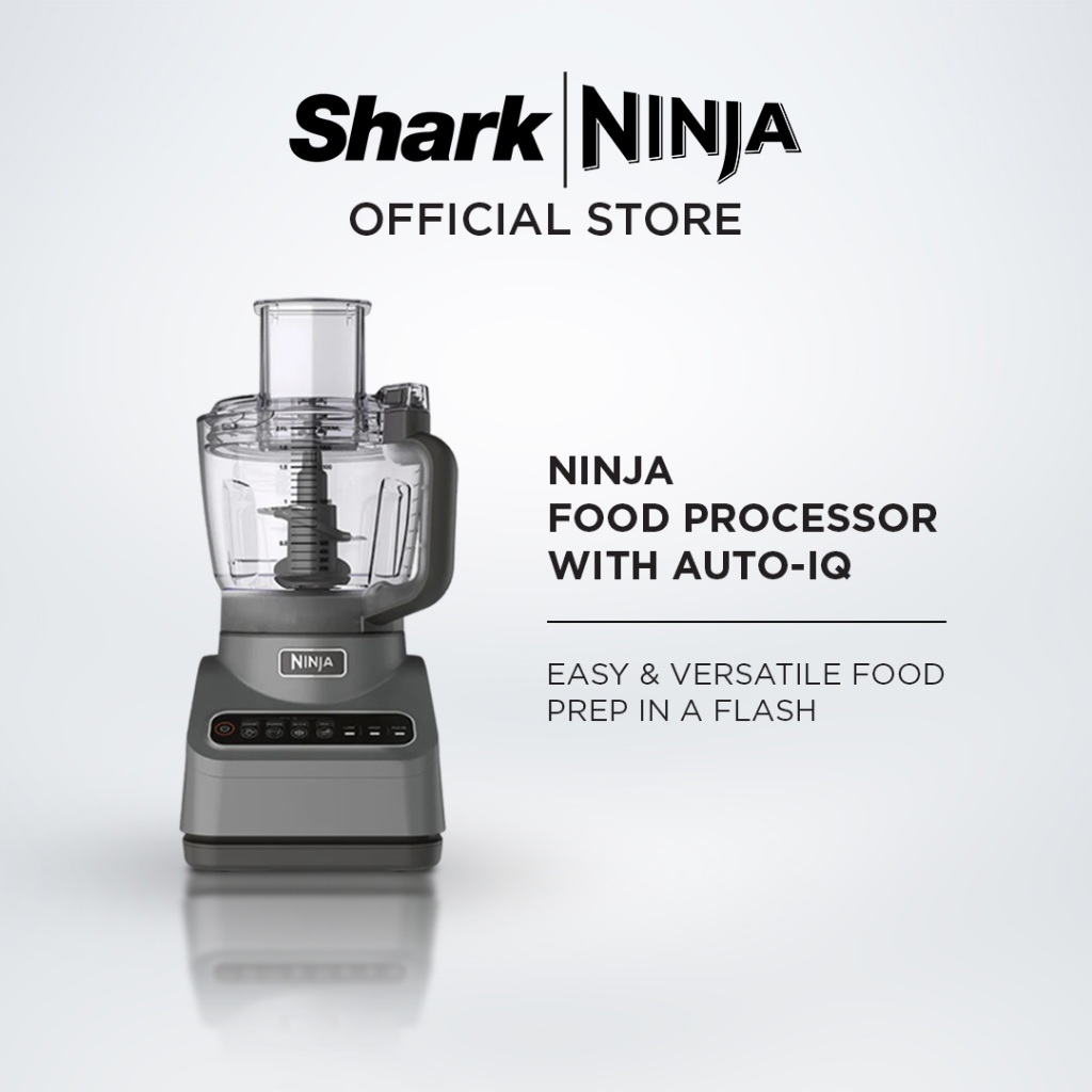 Ninja Food Processor 4 Auto Programs Chop, Puree, Slice & Mix With 3 ...