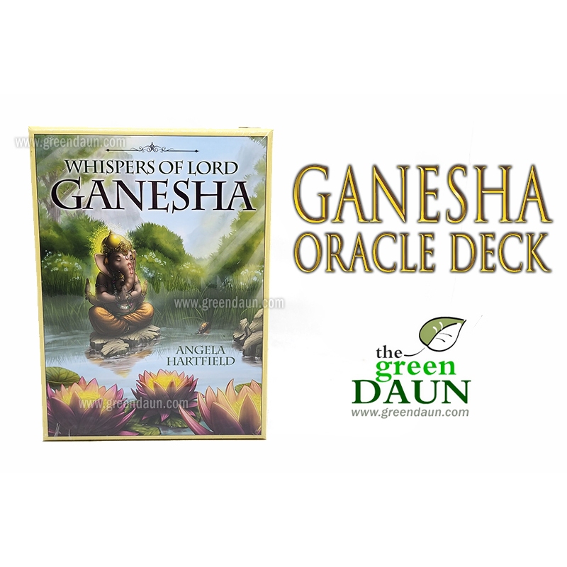 Whispers Of Lord Ganesha Oracle Card Deck Set By Angela Hartfield Original Ready Stock [not
